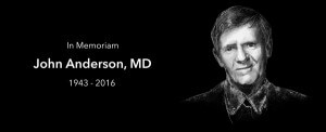 Remembering John Anderson, MD: Pioneer of fenestrated stent grafting ...